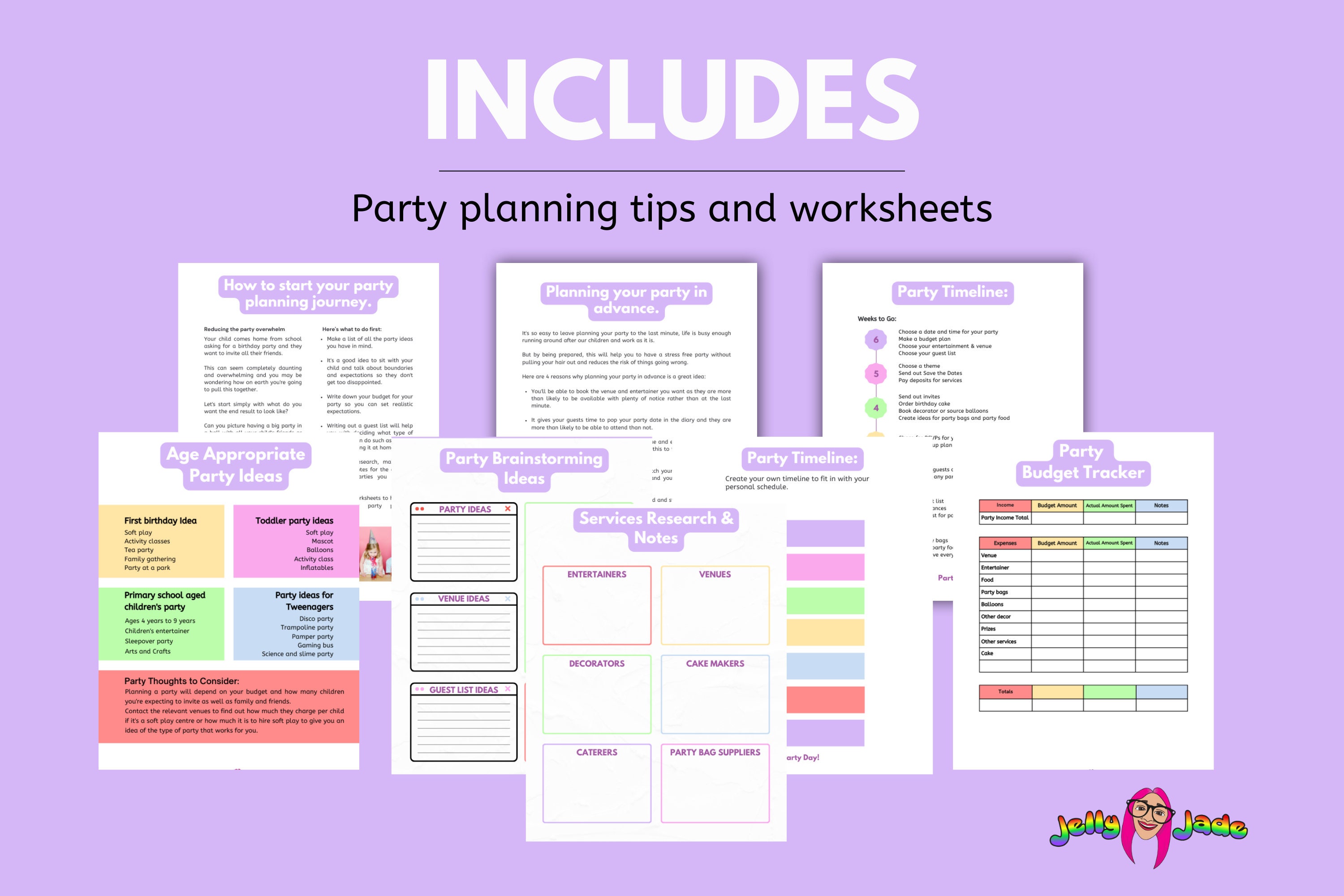 Digital Children's Birthday Party Guide, Birthday Party Planning for ...