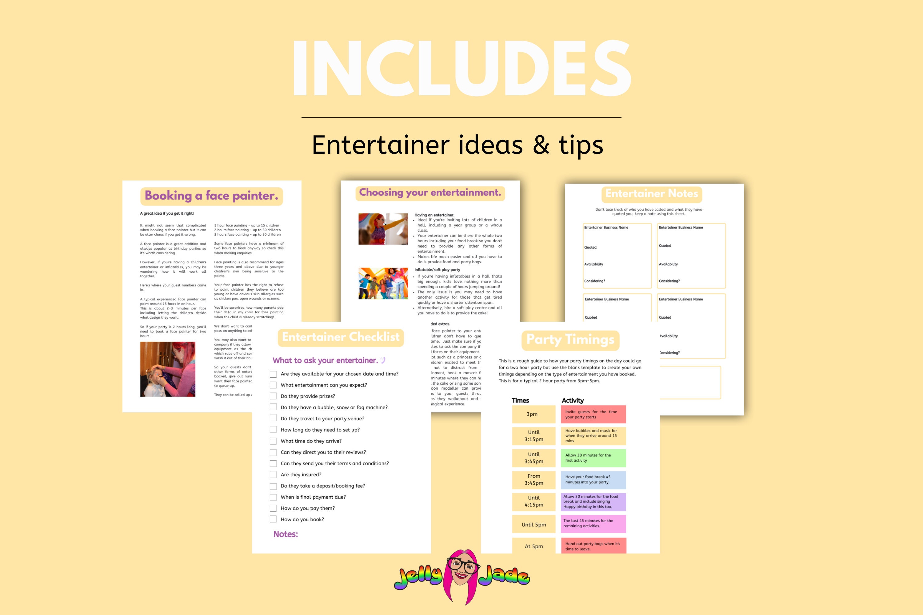 Digital Children's Birthday Party Guide, Birthday Party Planning for ...