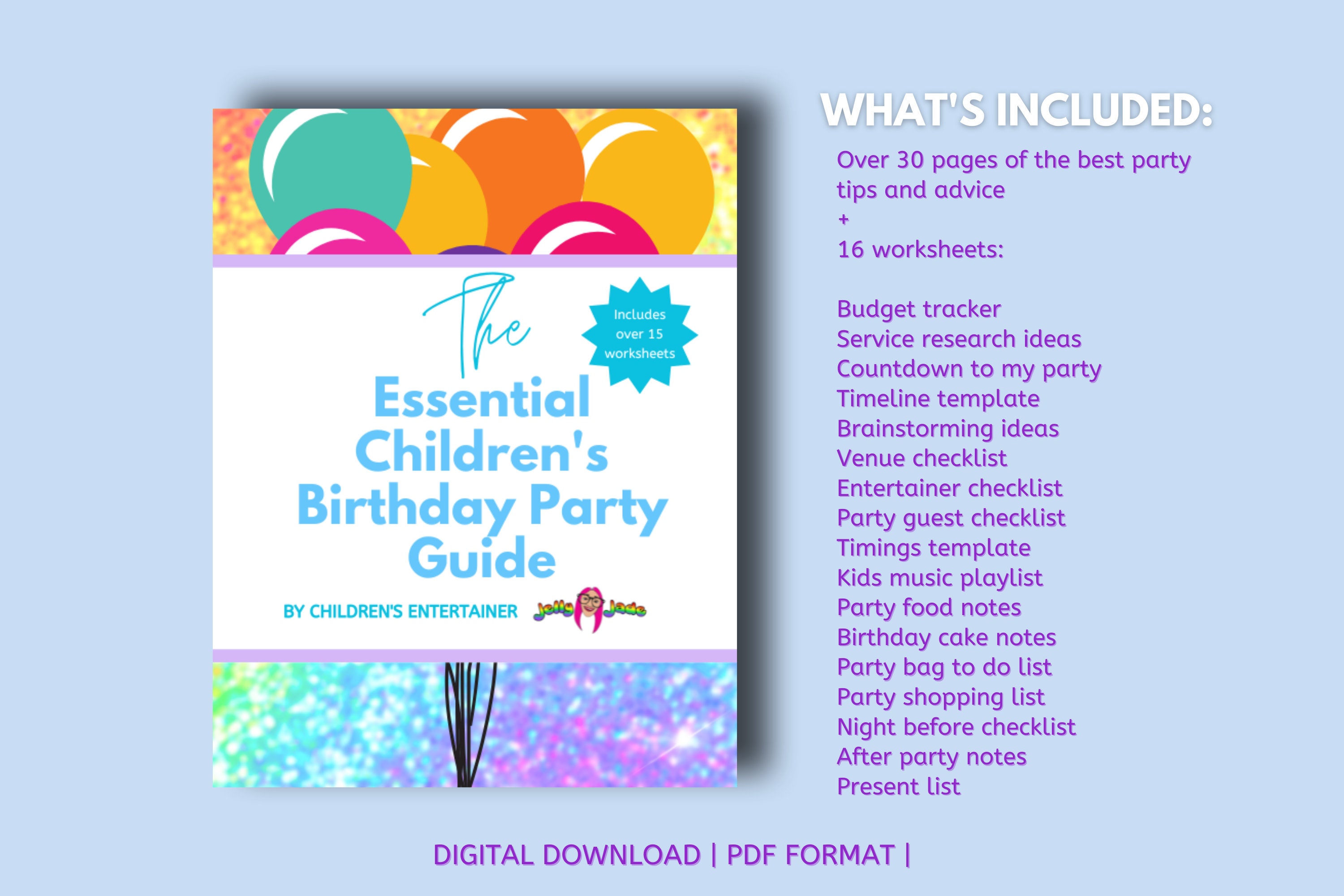 Digital Children's Birthday Party Guide, Birthday Party Planning for ...