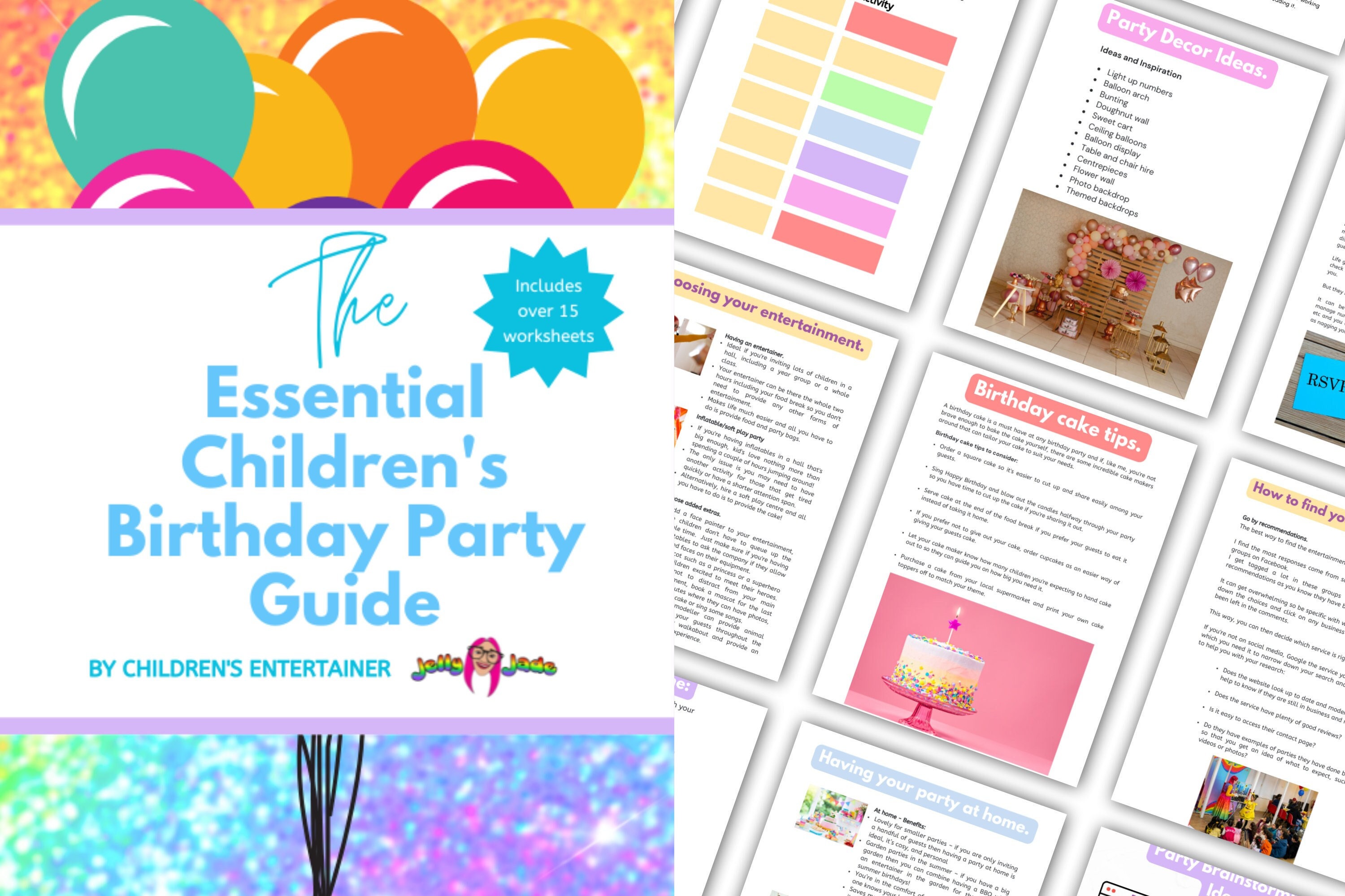Digital Children's Birthday Party Guide, Birthday Party Planning for ...