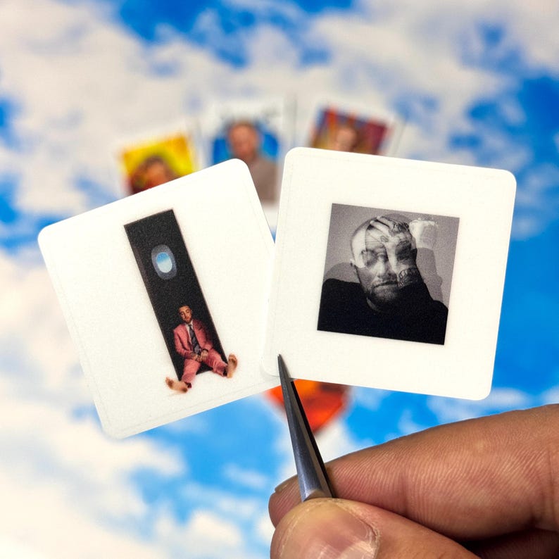 Mac Miller Sticker Pack, 8 Pack Photo Stickers, Cut-out Stickers, Album ...