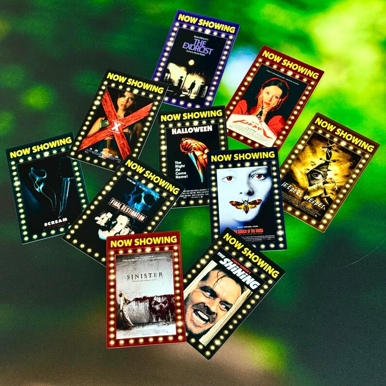 Horror Movie Sticker Pack, 10 Pack, Custom Sticker Pack, Sticker Bundle ...