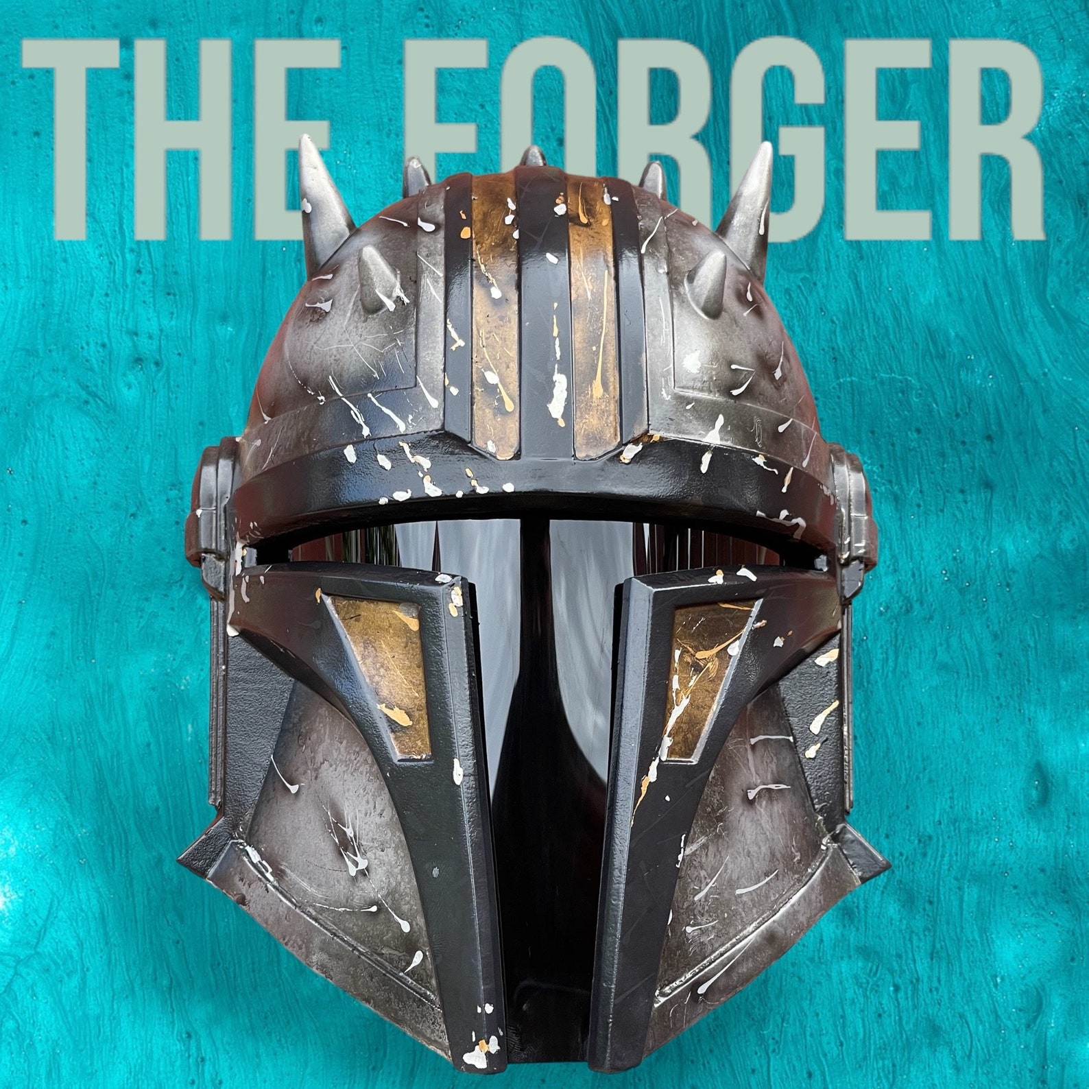 Custom Mandalorian Helmet the Forger Male Armorer - Etsy