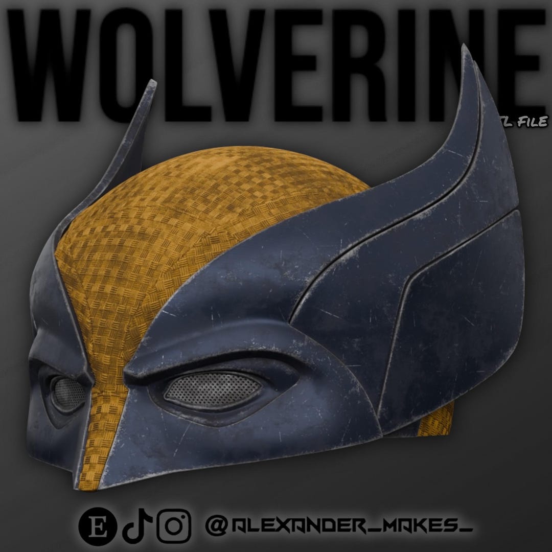Wolverine Cowl Mask: Deadpool 3, 3D Print File (STL) - Etsy