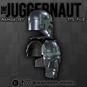 Juggernaut Armor | Heavy Mando | Paz Vizsla - 3D Print File - Etsy
