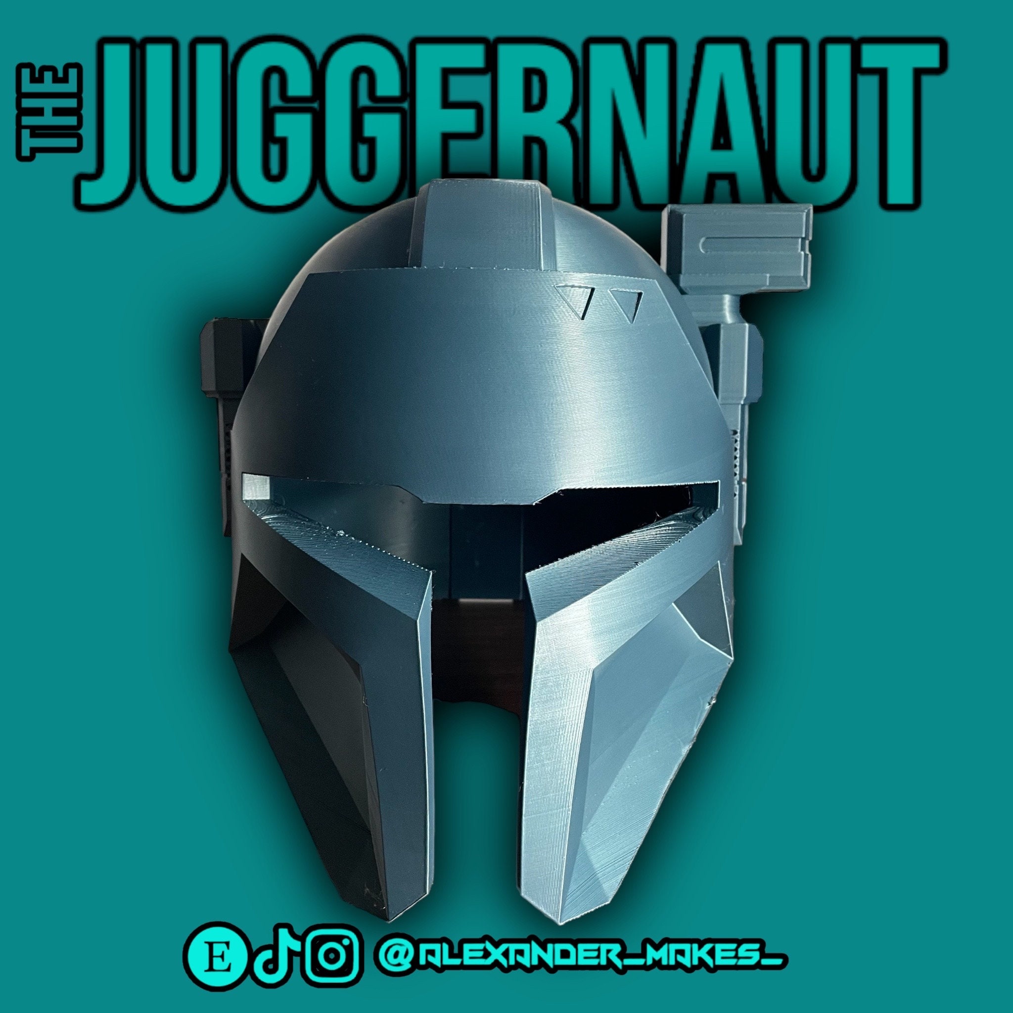 Custom Mandalorian Helmet the Juggernaut Heavy Mandalorian - Etsy UK
