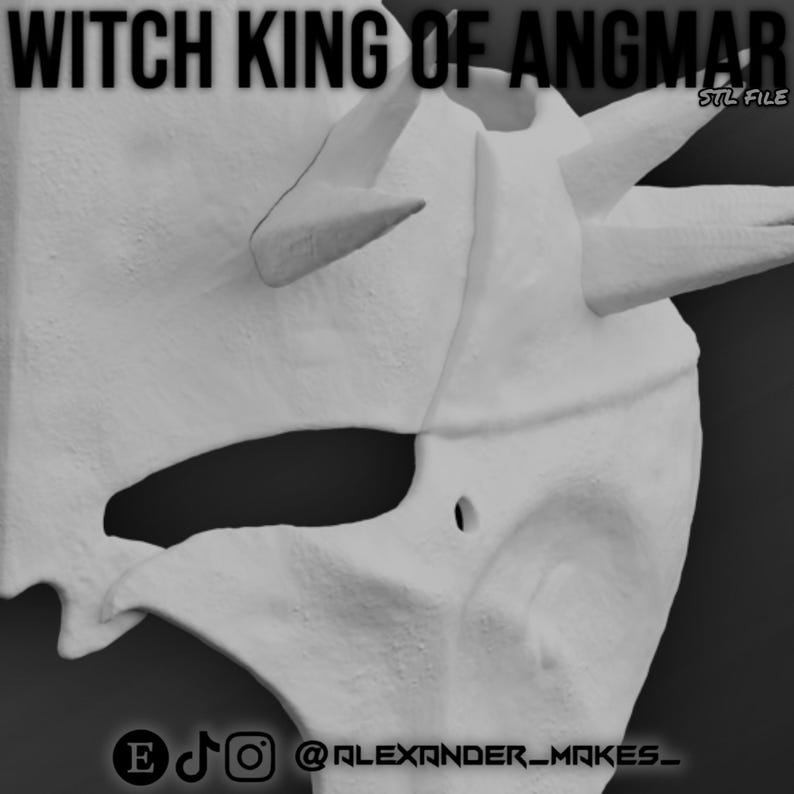 Witch King of Angmar Crown STL File - Lord of the Rings 3D Print - Etsy