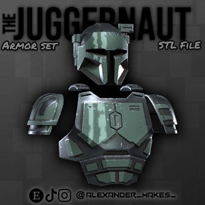 Juggernaut Armor | Heavy Mando | Paz Vizsla - 3D Print File - Etsy