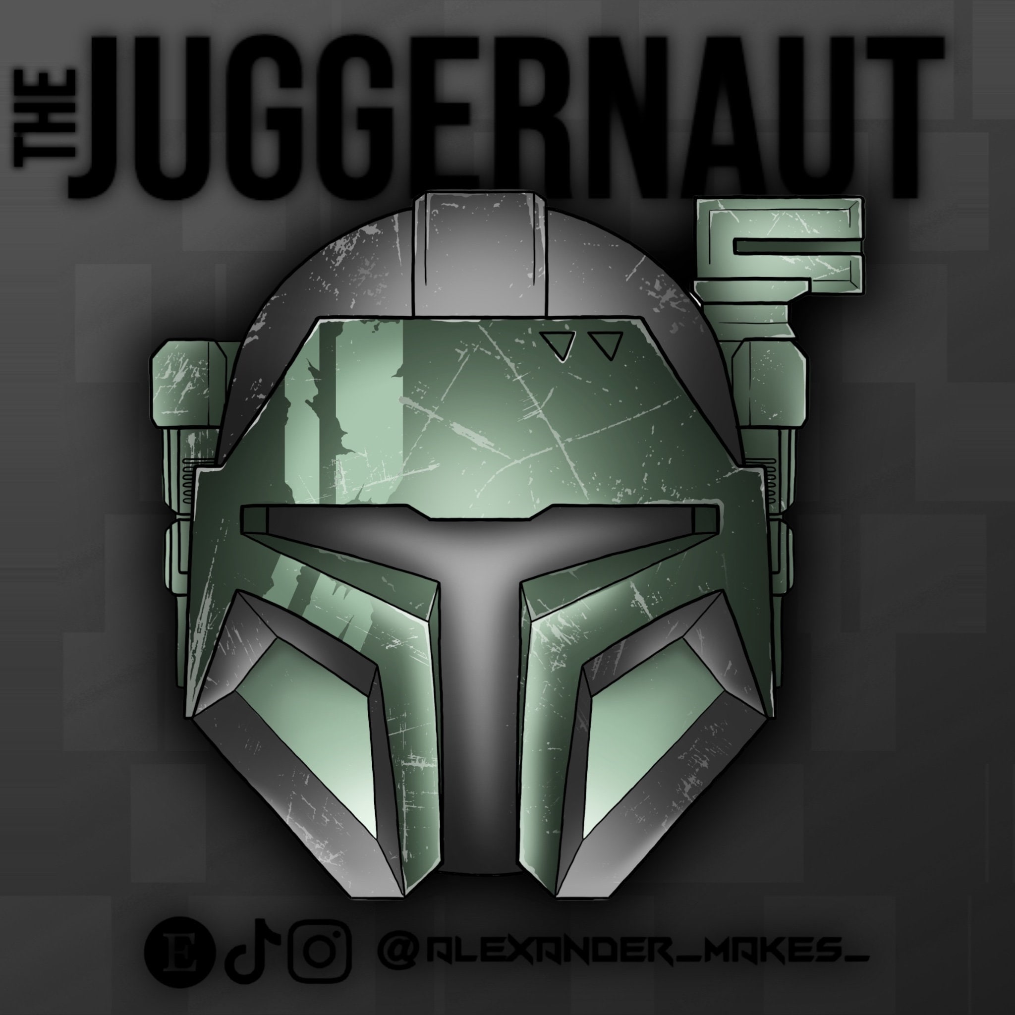 Juggernaut Suit Drawing