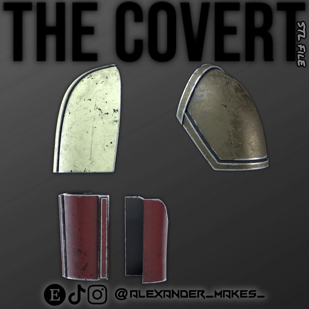 The Mandalorian Covert Shoulders Buccaneer Mando Season 3 STL 3D FILE ...