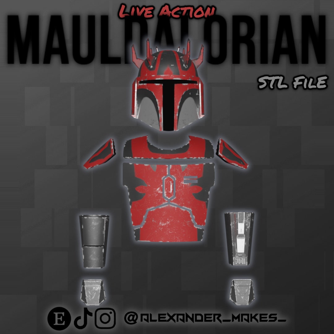 Ahsoka Mauldalorian Armor: Super Commando 3D Print File - Etsy