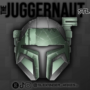 The Juggernaut Mandalorian Helmet | Paz Vizsla MMC Approved (3D Print ...