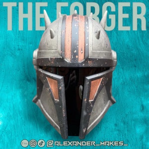 Custom Mandalorian Helmet | the Forger | Male Armorer - Etsy
