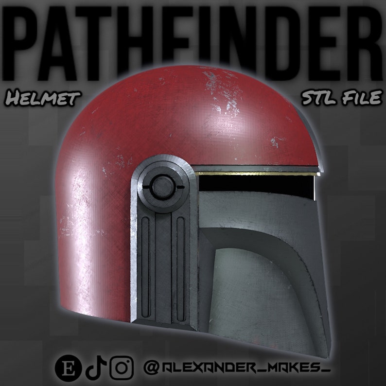 The Pathfinder | MMC APPROVED HELMET | Custom Mandalorian - 3D Print ...