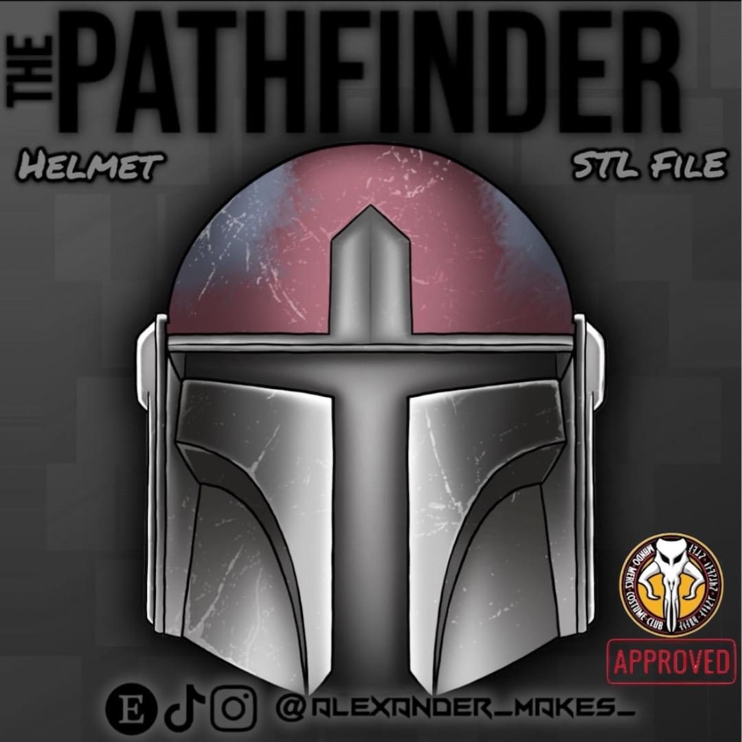The Pathfinder | MMC APPROVED HELMET | Custom Mandalorian - 3D Print ...