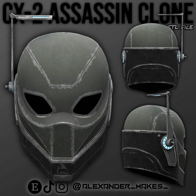 CX-2 Assassin Clone Complete Kit | Clone X | Clone Trooper | Bad Batch ...