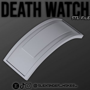 Death Watch Neck Strap Armor STL File - Axe Woves Armor - Etsy