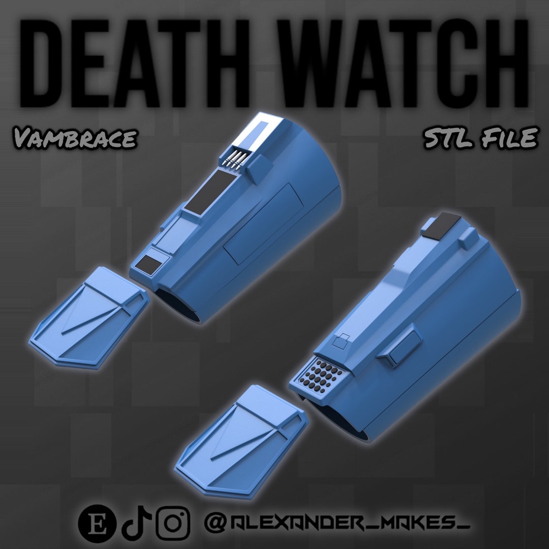 The Mandalorian Death Watch Vambrace Axe Woves Vambrace Death Watch ...