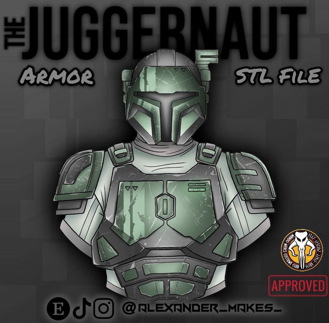 Juggernaut Armor | Heavy Mando | Paz Vizsla - 3D Print File - Etsy