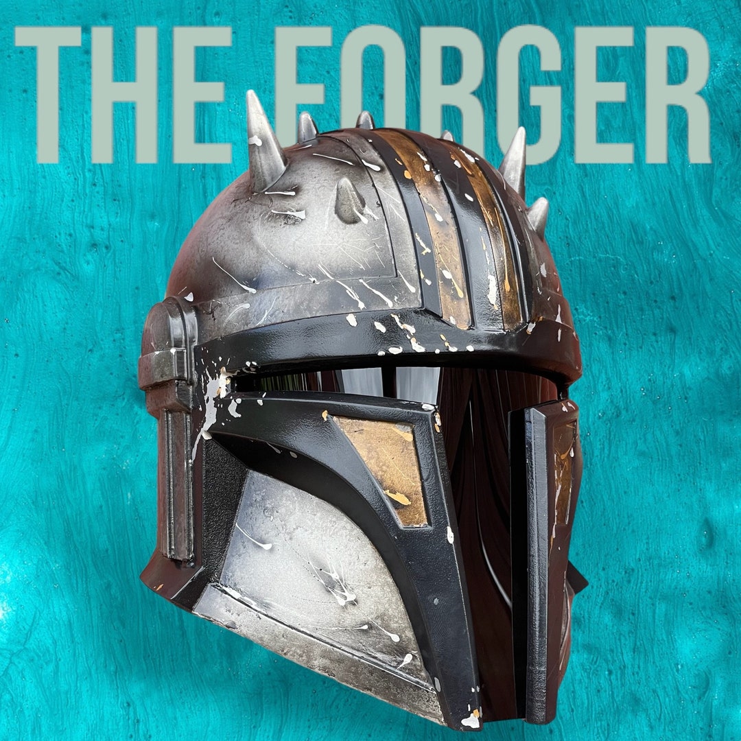 Custom Mandalorian Helmet the Forger Male Armorer - Etsy UK