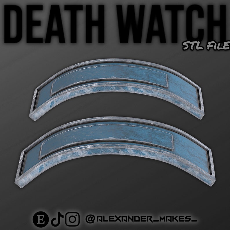 Death Watch Neck Strap Armor STL File - Axe Woves Armor - Etsy
