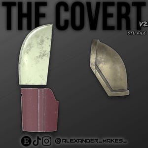 The Mandalorian - Covert Shoulders | Mando Season 3 STL 3D FILE ...