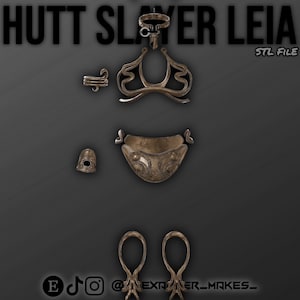 Hutt Slayer Leia Costume: 3D Model STL File - Etsy
