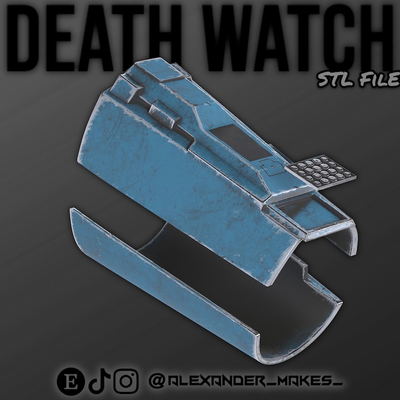 Death Watch Vambrace STL File – 3D Print Armor Kit - Etsy