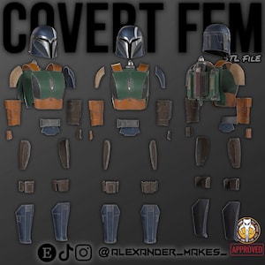 Mandalorian Covert Fem Full Kit | | Koska Reeves | Nite Owl | Female ...