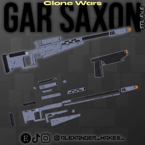 Gar Saxon Full Wearable Kit | Gar Saxon Jet Pack | Gar Saxon Rifle ...