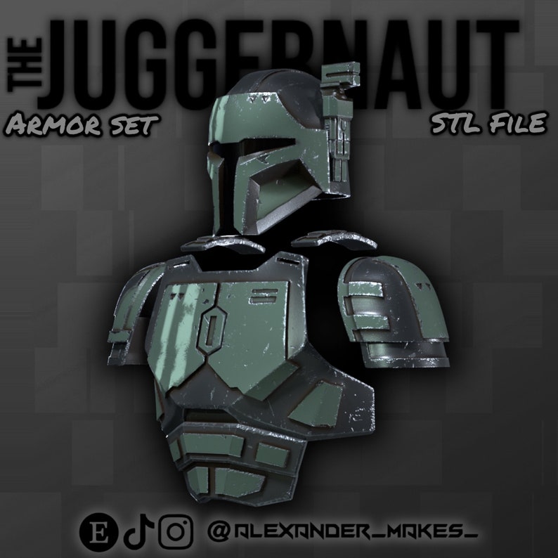 Juggernaut Armor | Heavy Mando | Paz Vizsla - 3D Print File - Etsy