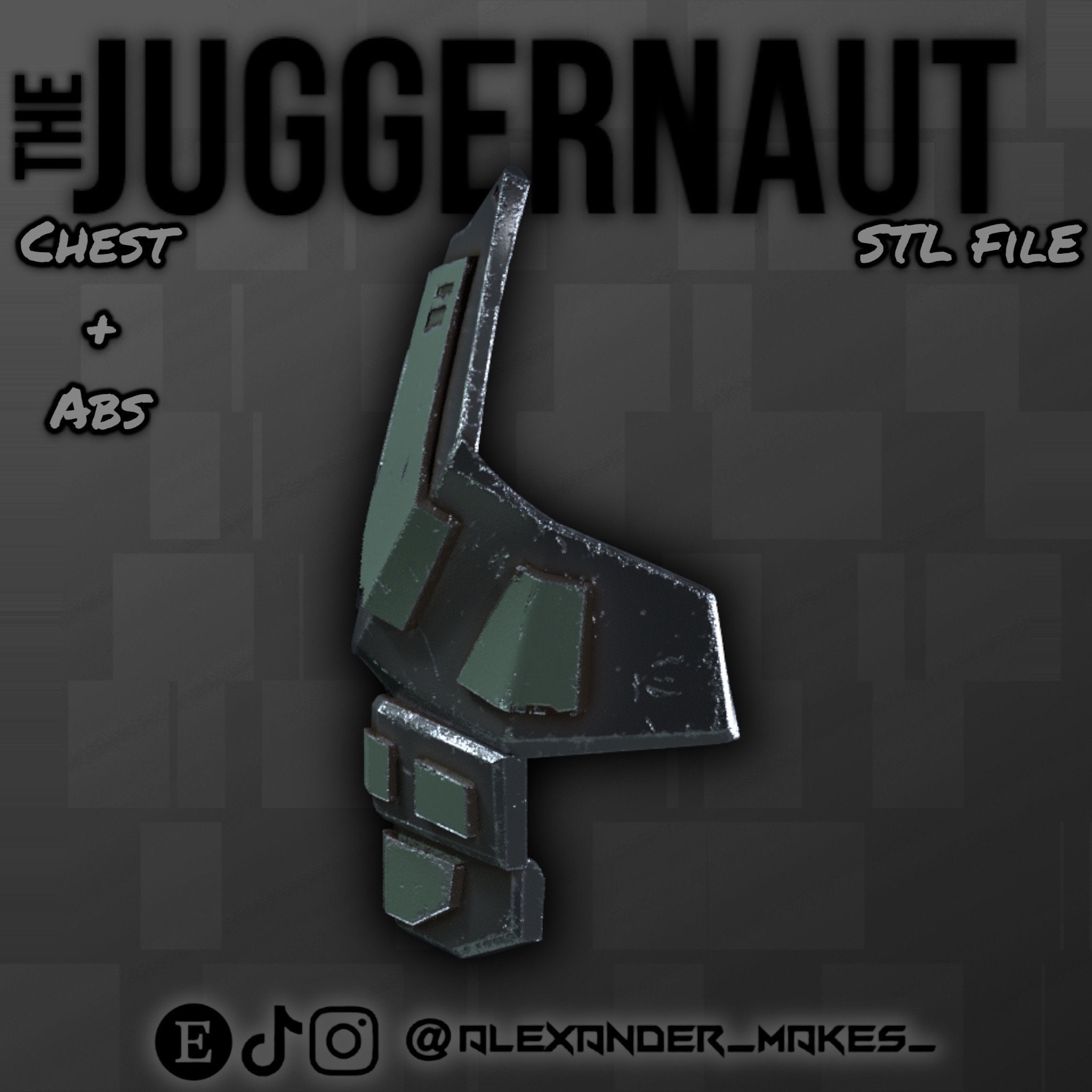 Juggernaut Chest & Abs | Heavy Mando | Paz Vizsla | the Mandalorian ...