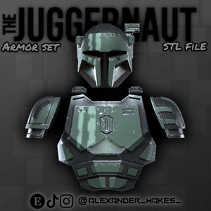 Juggernaut Armor | Heavy Mando | Paz Vizsla - 3D Print File - Etsy