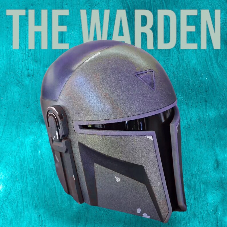 Custom Mandalorian Helmet the Warden by Alter Ego Armory - Etsy