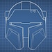 Heavy Mandalorian Helmet the Juggernaut Paz Vizsla Helmet 3D Print File ...