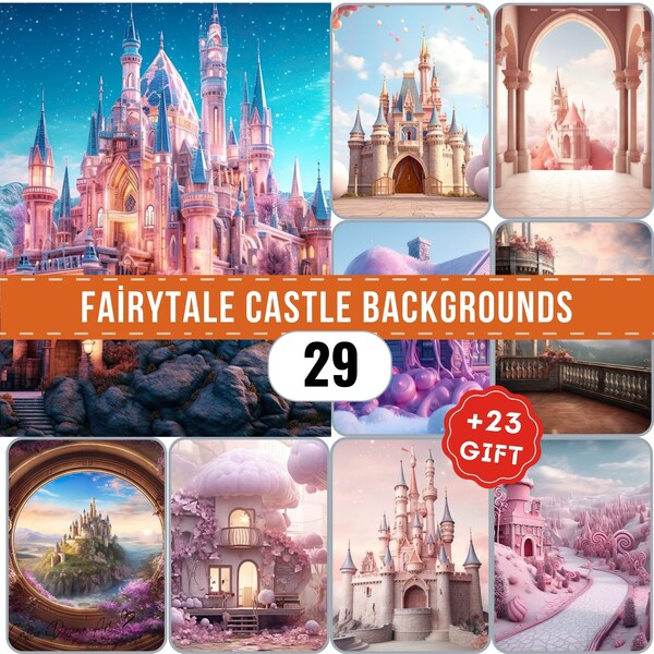 Castle Backdrop - Etsy