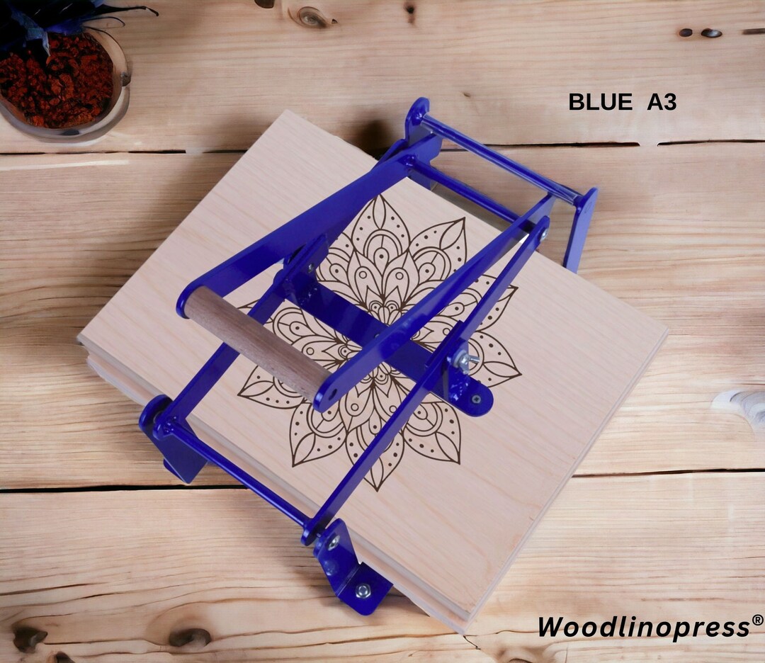 Press Machine, Embossing Print, Linocut Press, Printing Machine, Print ...