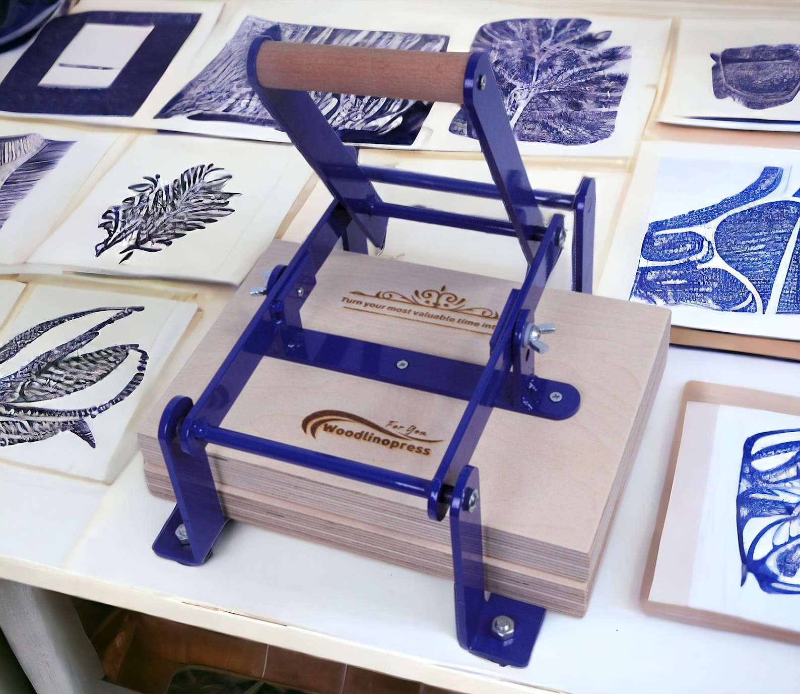 A4 Press Machine, Lino Printing, Linocut Press, Hand Printing Press ...