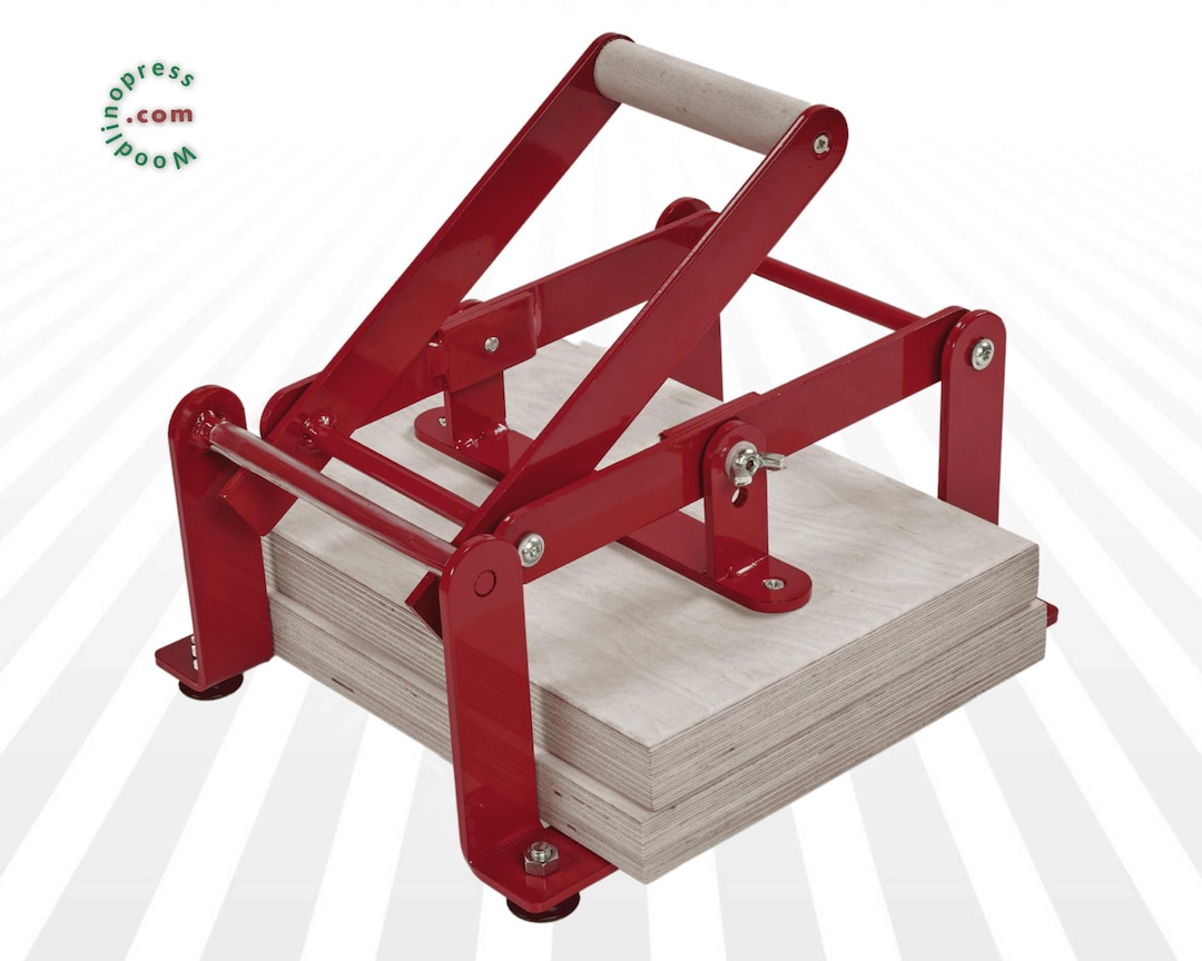A4 Red - No Logo Linopress Machine : Linocut Press, Printmaking, Relief ...
