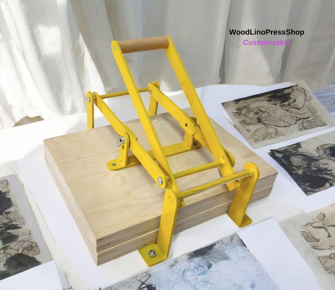 A4 Printing Press, Lino Cut, Linocut, Printing Press Art, Printmake ...