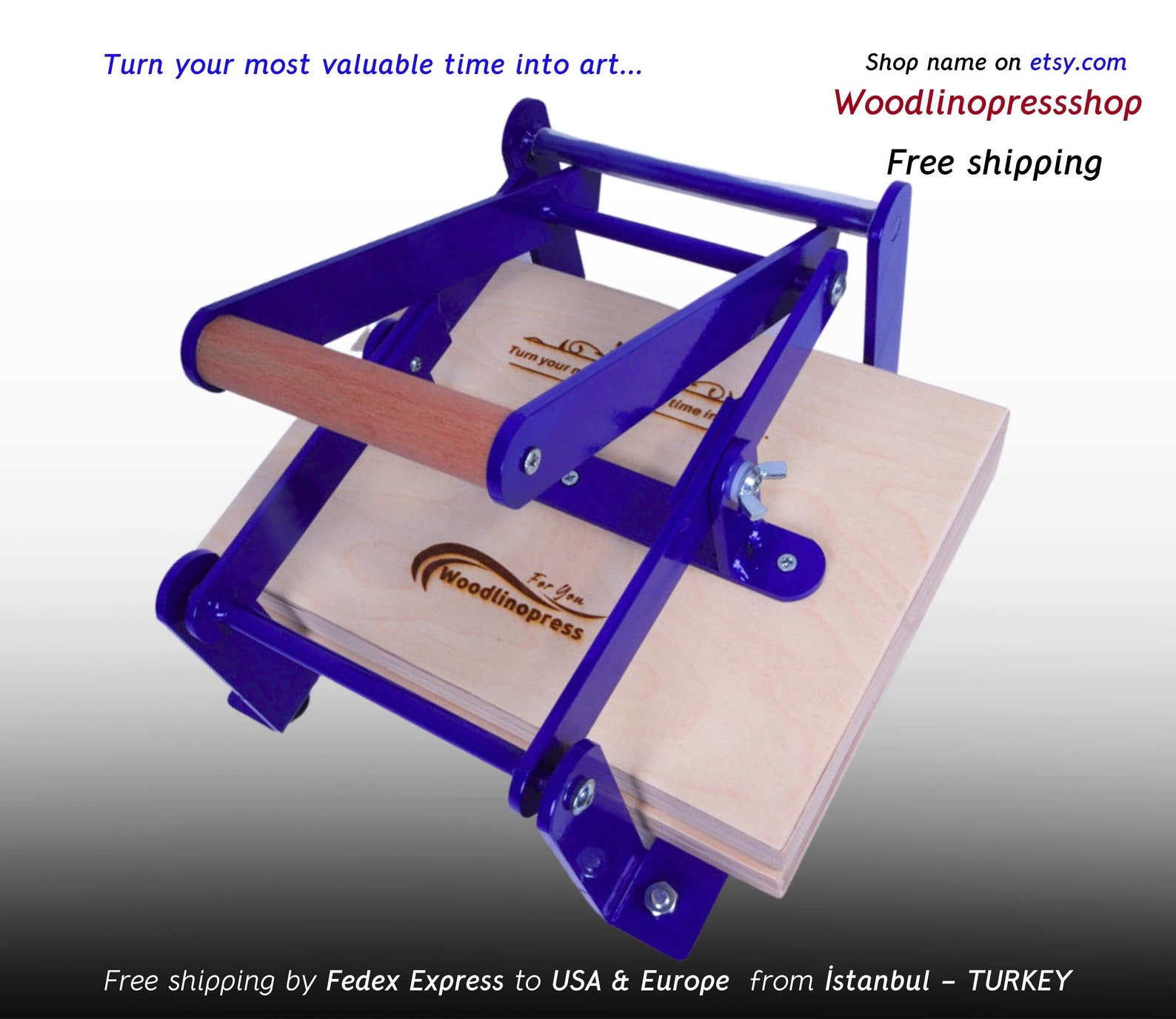 A4 Press Machine, Lino Printing, Linocut Press, Hand Printing Press ...