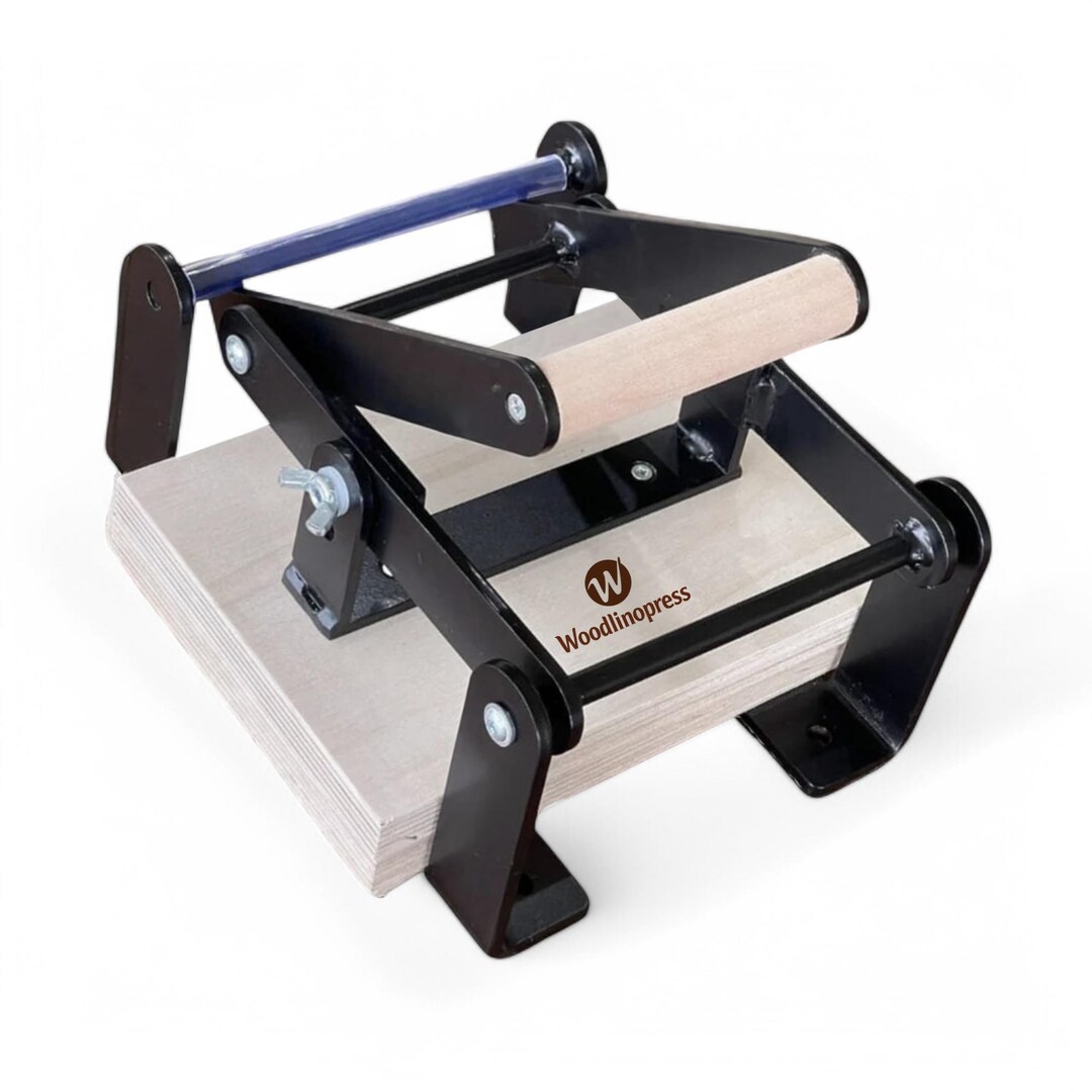 Lino Print A5 Press Black Handmade Block Printing Machine for Artists ...