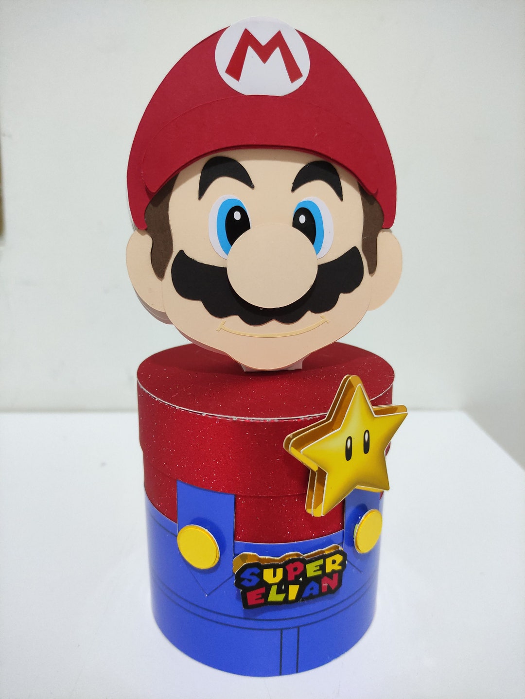 Mario Bross Archivo Digital Caja Box Template Silhouette - Etsy