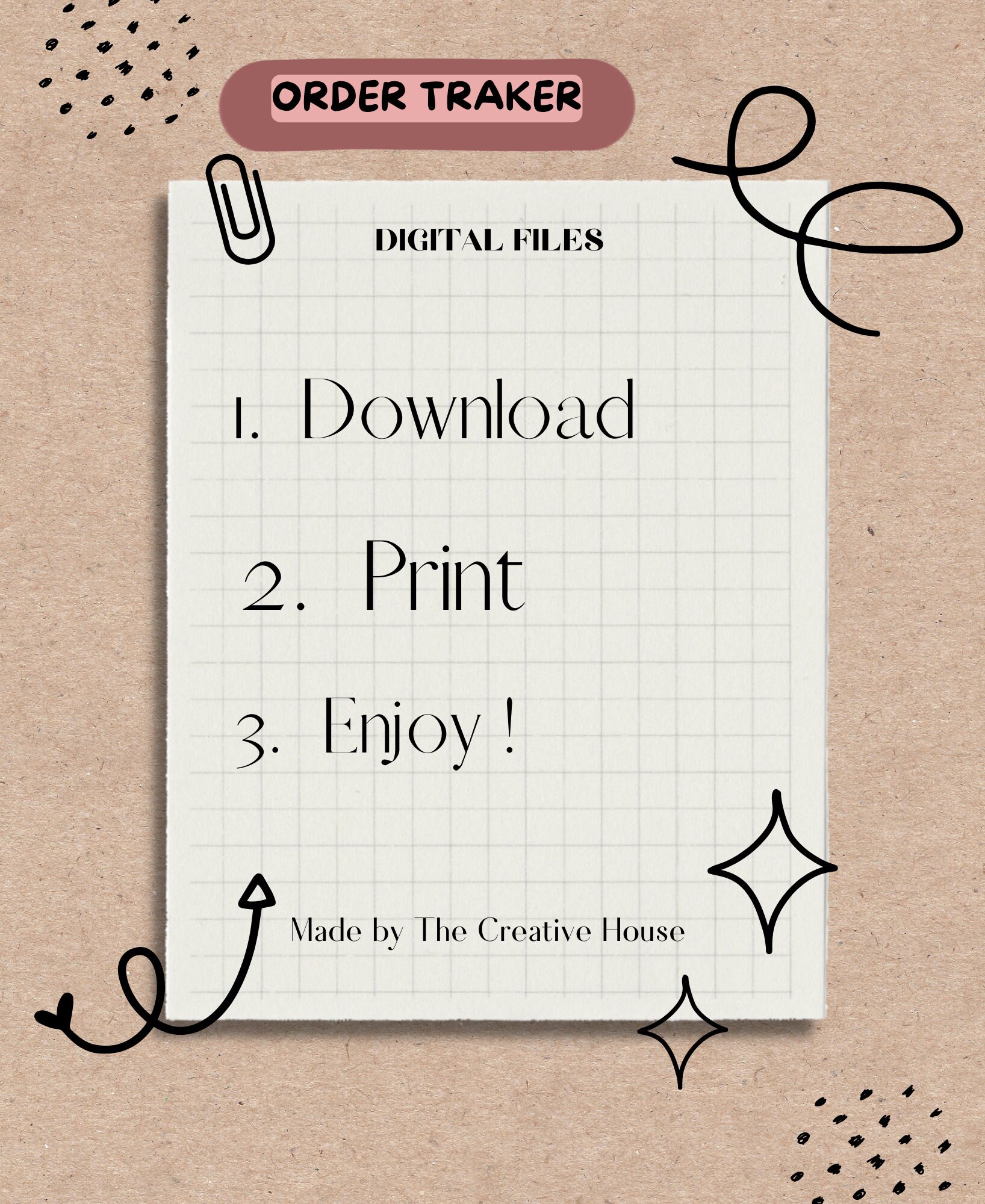 Order Tracker Printable Digital Template A4/printable PDF 6 Versions ...