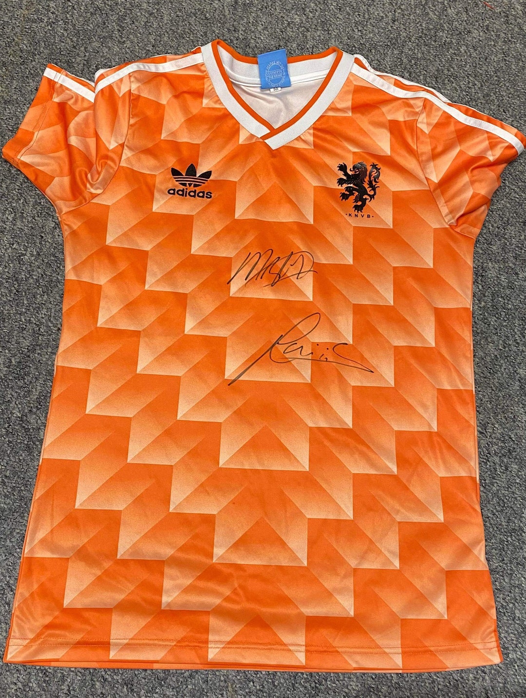 Ruud Gullit & Marco Van Basten Signed Holland Retro Shirt With - Etsy