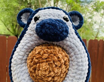 JUMBO Avo-cow-do Crochet Plushie - Etsy