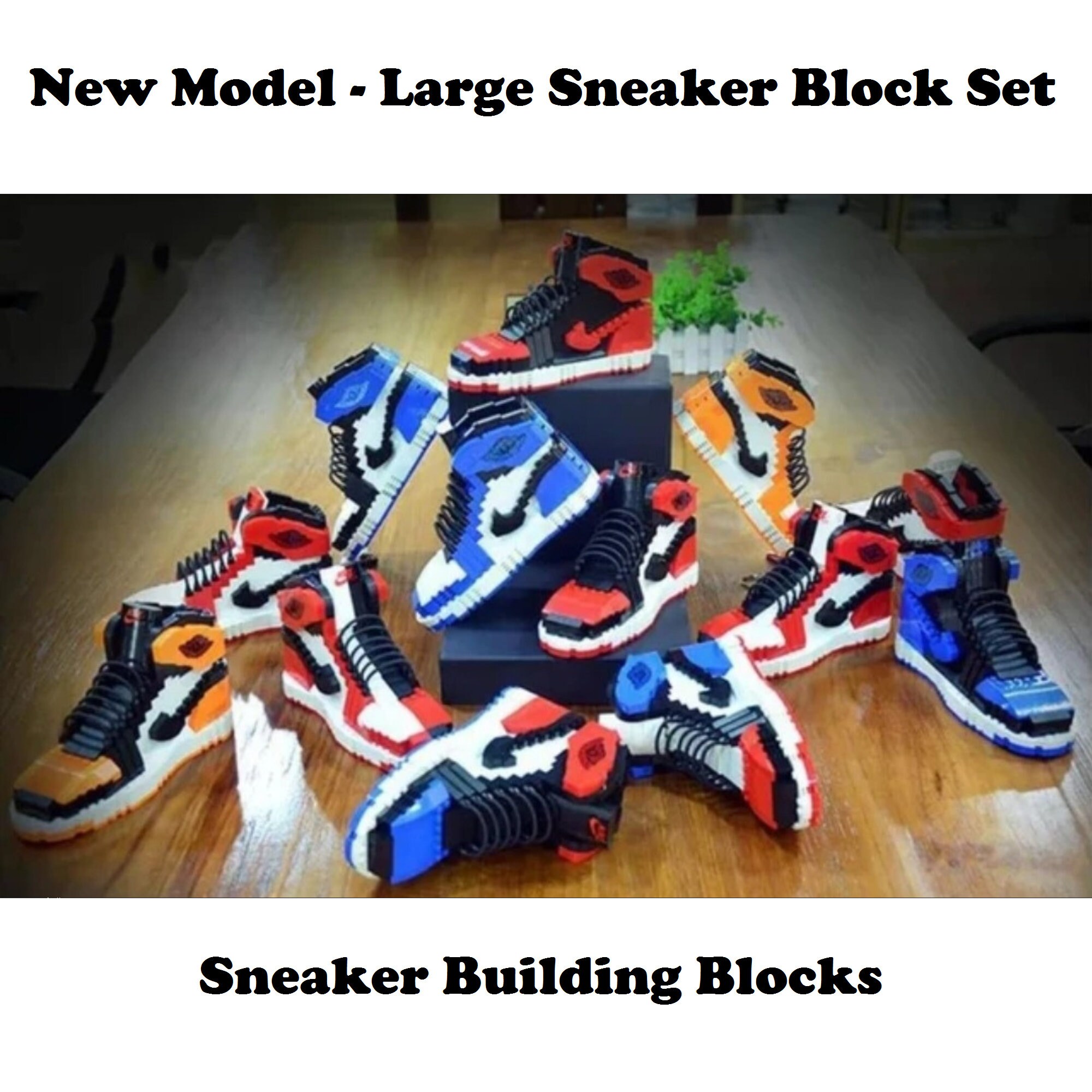 Sneaker Building Blocks Shoe Building Blocks Block Set for - Etsy