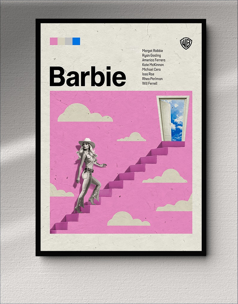 Barbie Movie Poster Collection: Classic Cult Film Poster & Minimalist ...