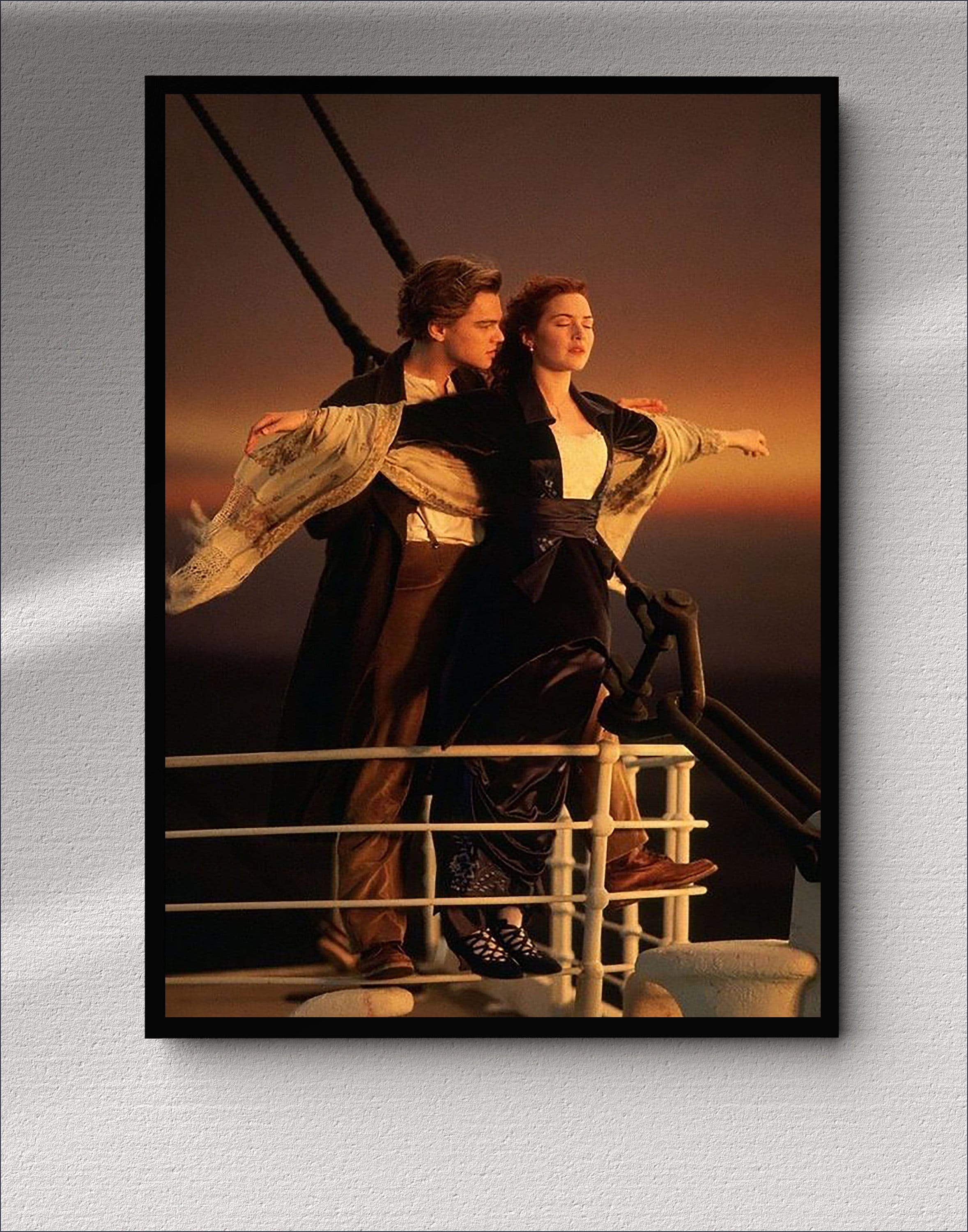 Titanic: Iconic Movie Scene Printable Art for Vintage Movie Poster ...
