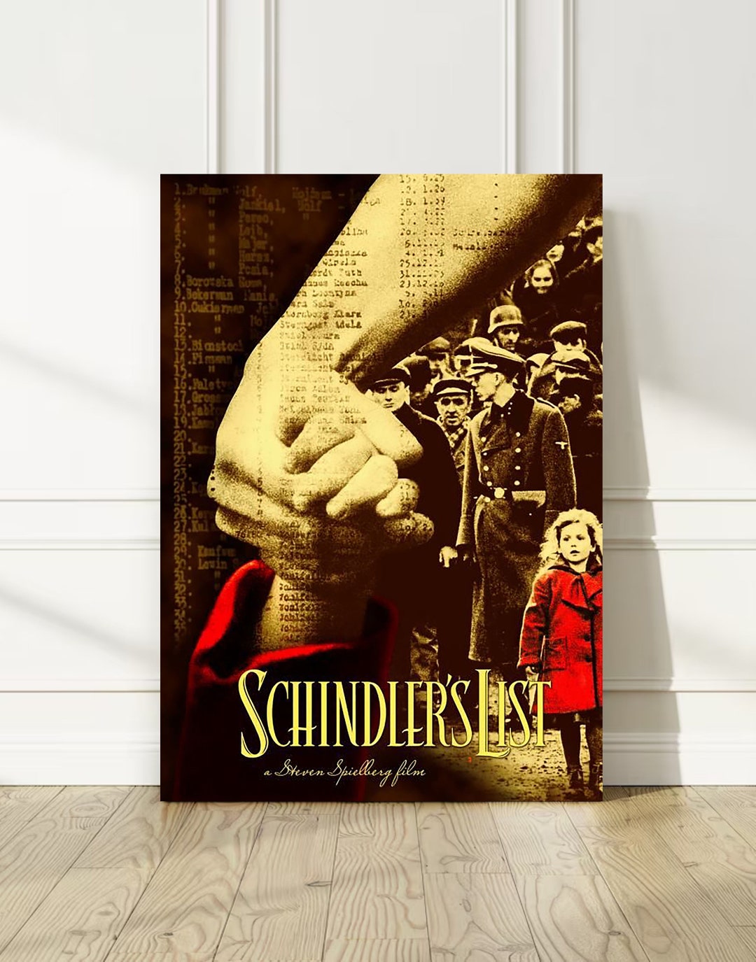 Schindler's List Minimal Movie Poster Retro Modern Vintage Print ...